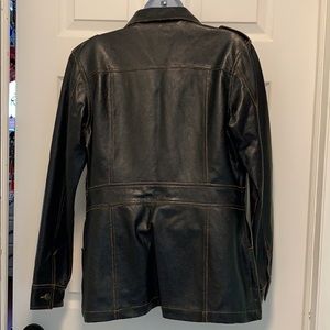 Jennyfer J | Jackets & Coats | Lightweight Distressed Faux Leather ...